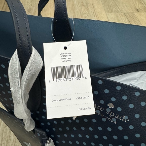 kate spade | Bags | Kate Spade Reversible Disney Alice In Wonderland ...